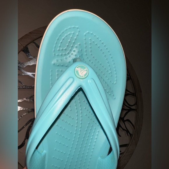 CROCS | Shoes | Crocs Unisex Crocband Flip Flops Ice Blue Mens 6 Womens ...